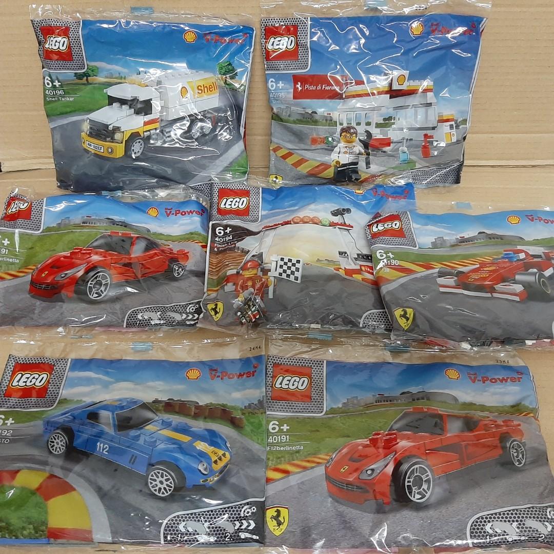 Lego 30190 Ferrari 30191 Lego 30192 Ferrari F40 Lego 30193 Ferrari 250 ...
