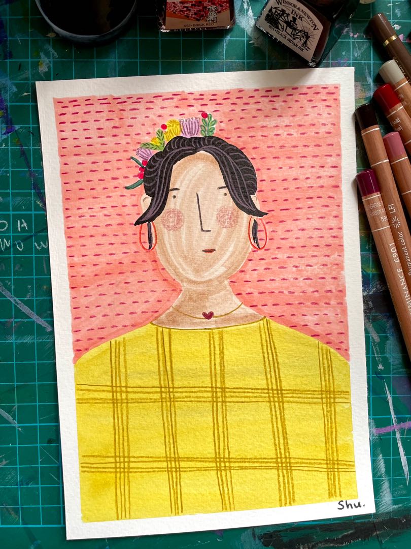 Lexi Original Illustration, Hobbies & Toys, Stationery & Craft, Art ...