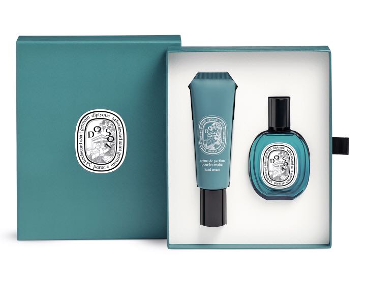 Limited Edition Diptyque Doson perfume EDT Hand cream Gift Set, Beauty ...