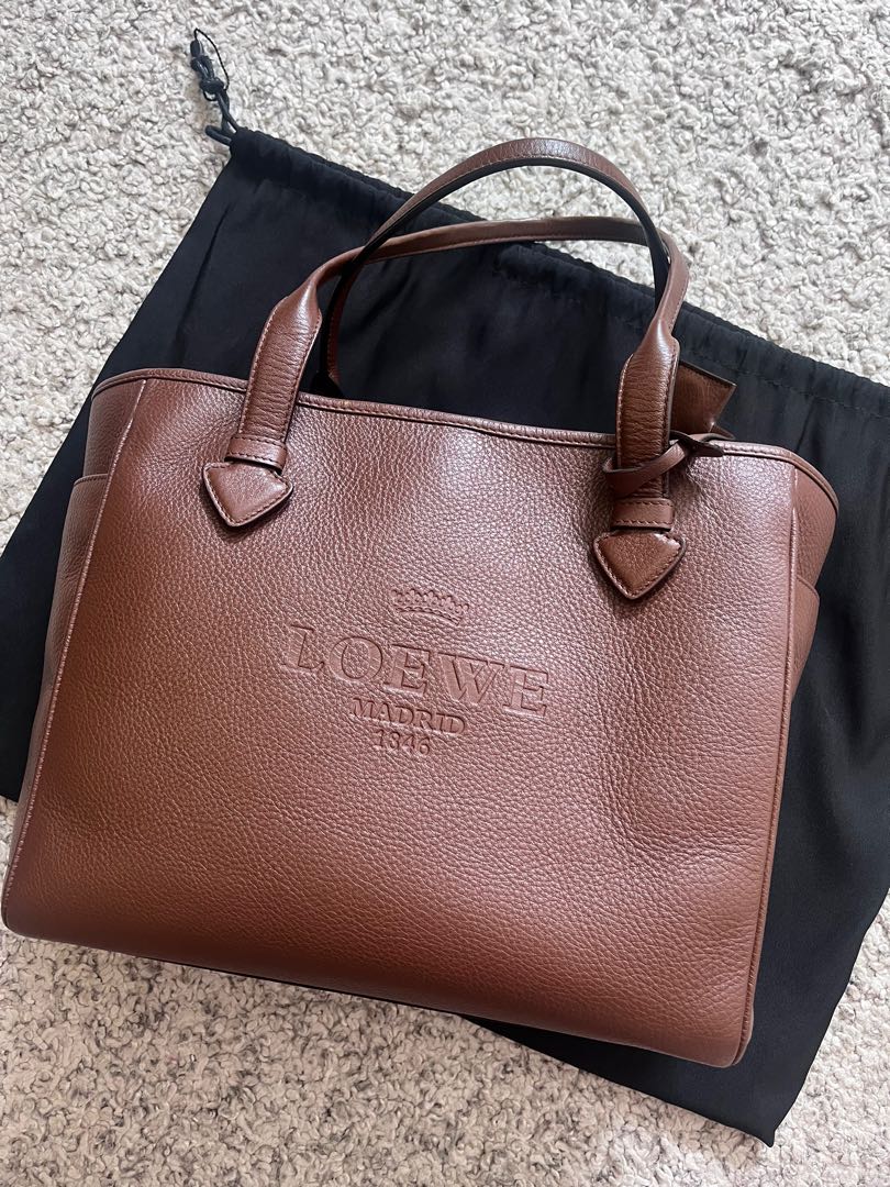 Loewe Heritage Tote, Luxury, Bags & Wallets on Carousell