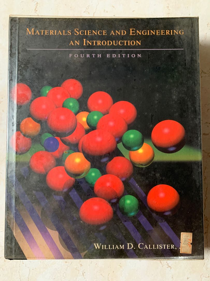 Materials Science and Engineering An Introduction, Hobbies & Toys ...