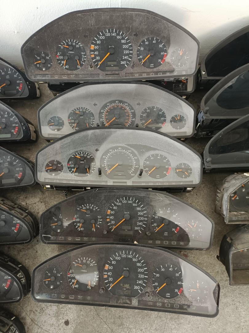 Mercedes meter w210/w202/w124/w220/190e/w140, Auto Accessories on Carousell