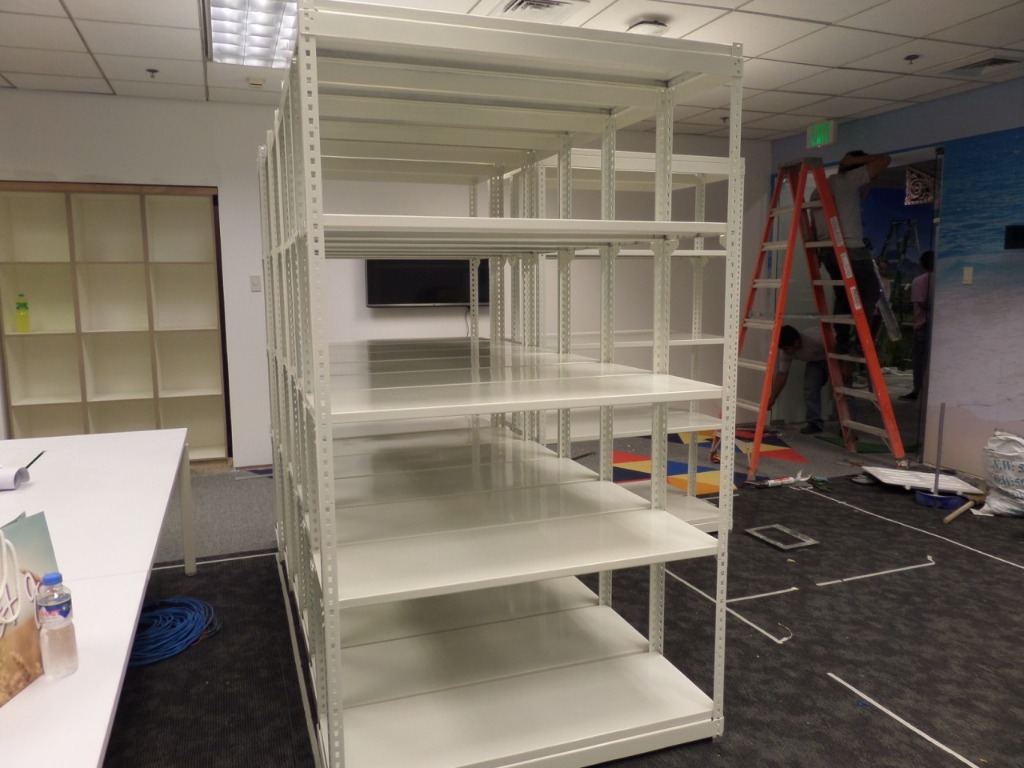 metal steel shelves rack standee open cabinet, Furniture & Home Living ...