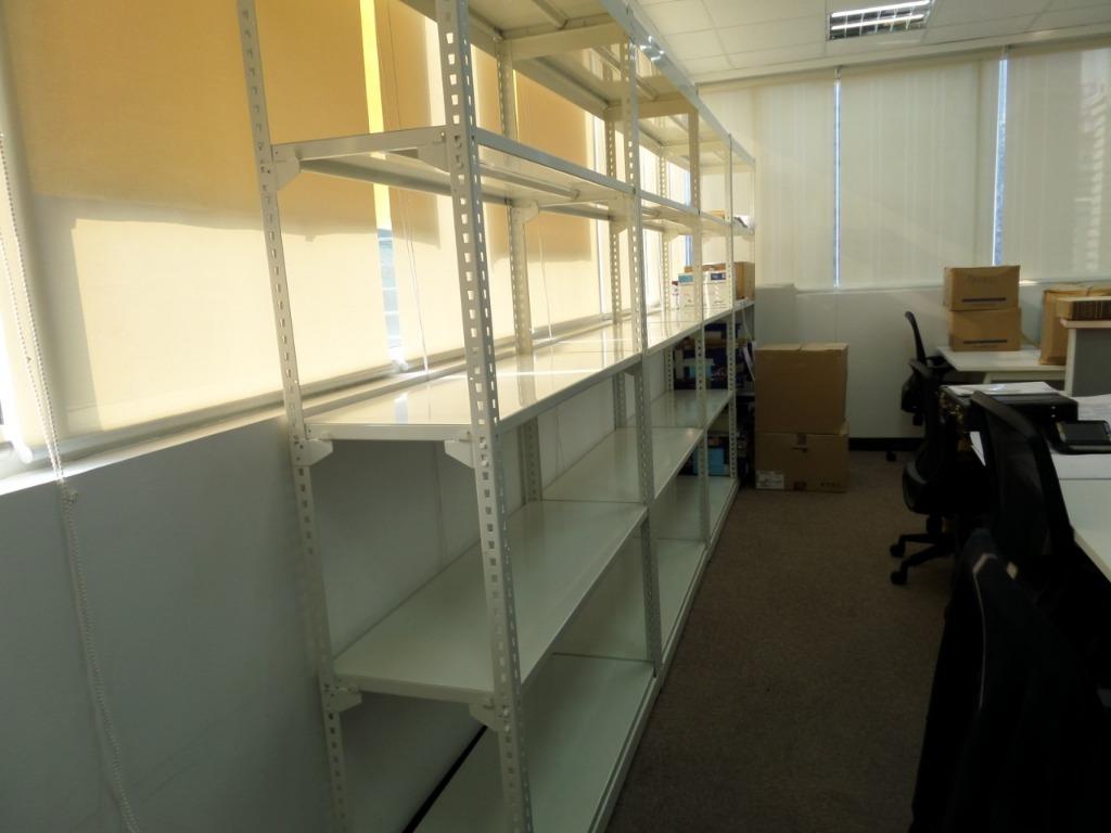 metal steel shelves rack standee open cabinet, Furniture & Home Living ...