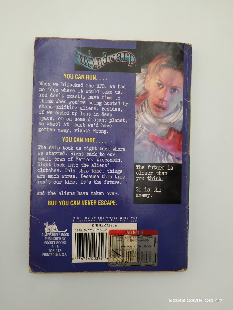 Mindwarp Flash Forward Chris Archer UFO Alien Teen Story Book, Hobbies ...