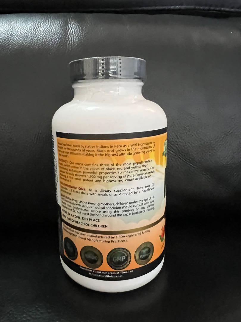 Naturalife - organic Maca ( 1900 mg - 150 cap ), Health & Nutrition ...