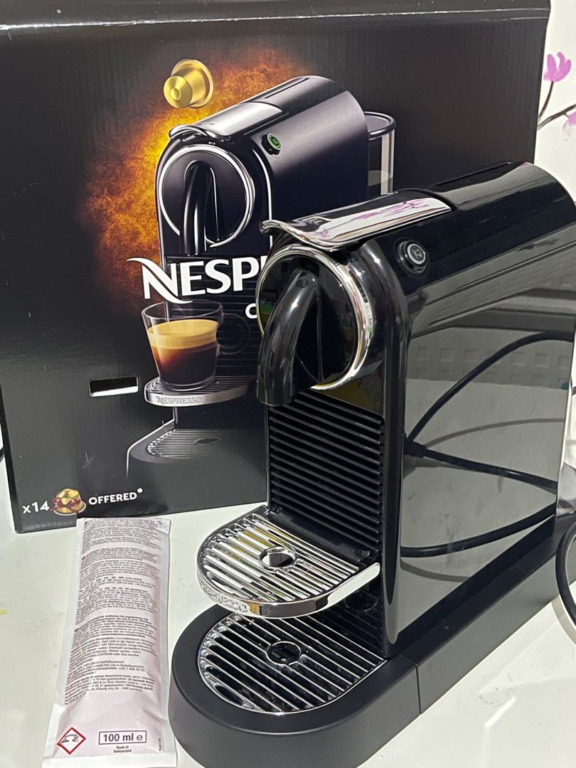 Nespresso CitiZ with Free Descaling Solution and Pods, TV & Home ...