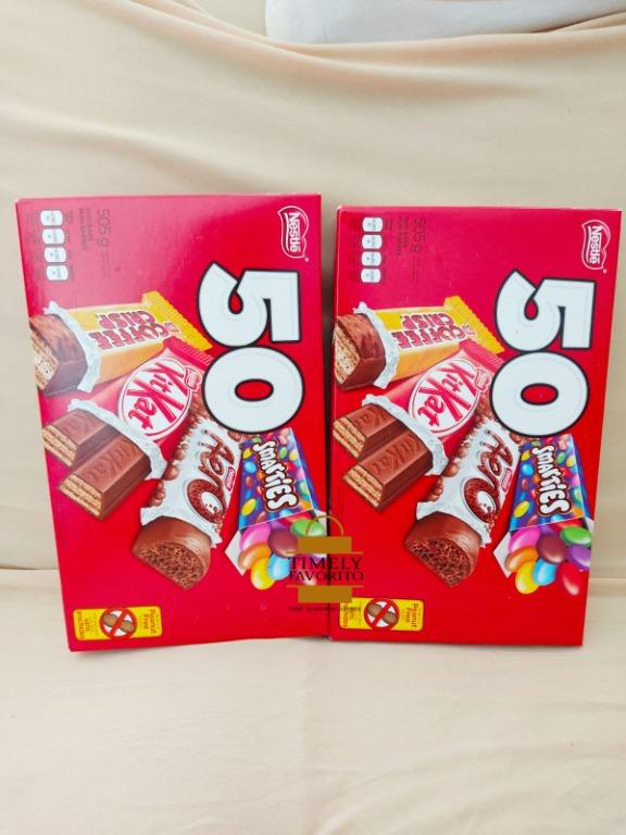 Nestle FAVOURITES Snack Size Kit Kat, Aero, Coffee Crisp, Smarties 505 ...