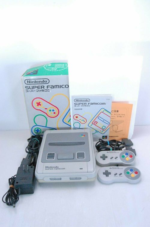 Nintendo Super Famicom console Fullbox set, Video Gaming, Video Game ...