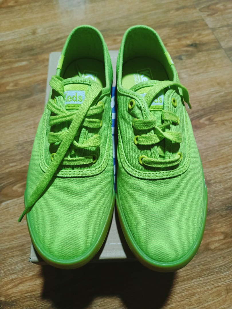 Original Keds TRIUMPH LIME PUNCH, Women's Fashion, Footwear, Sneakers ...