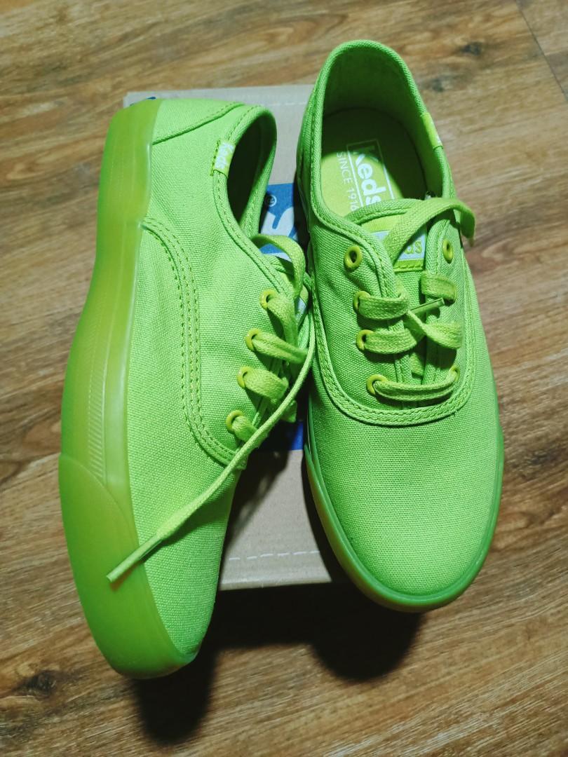 Original Keds TRIUMPH LIME PUNCH, Women's Fashion, Footwear, Sneakers ...