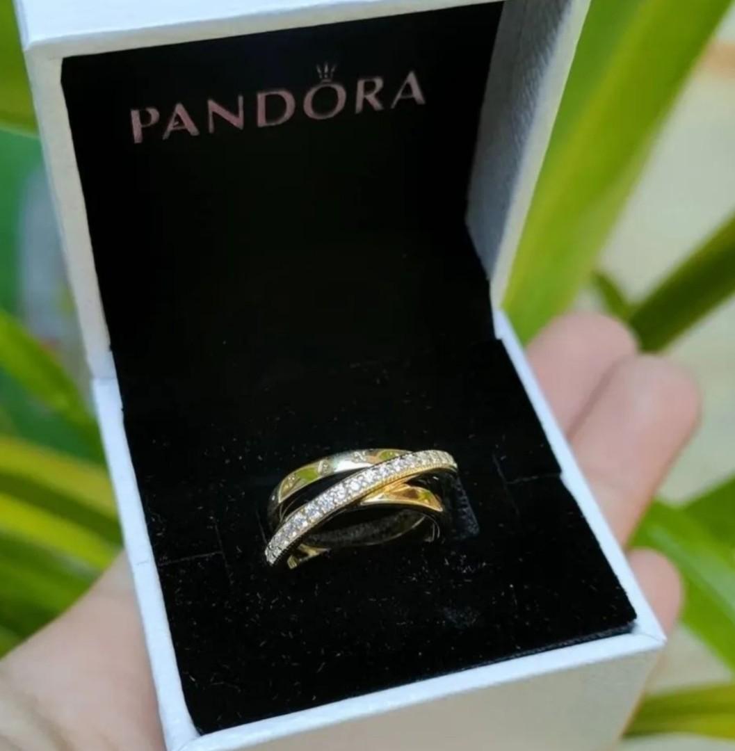 Pandora gold ring, Women's Fashion, Jewelry & Organizers, Rings on ...