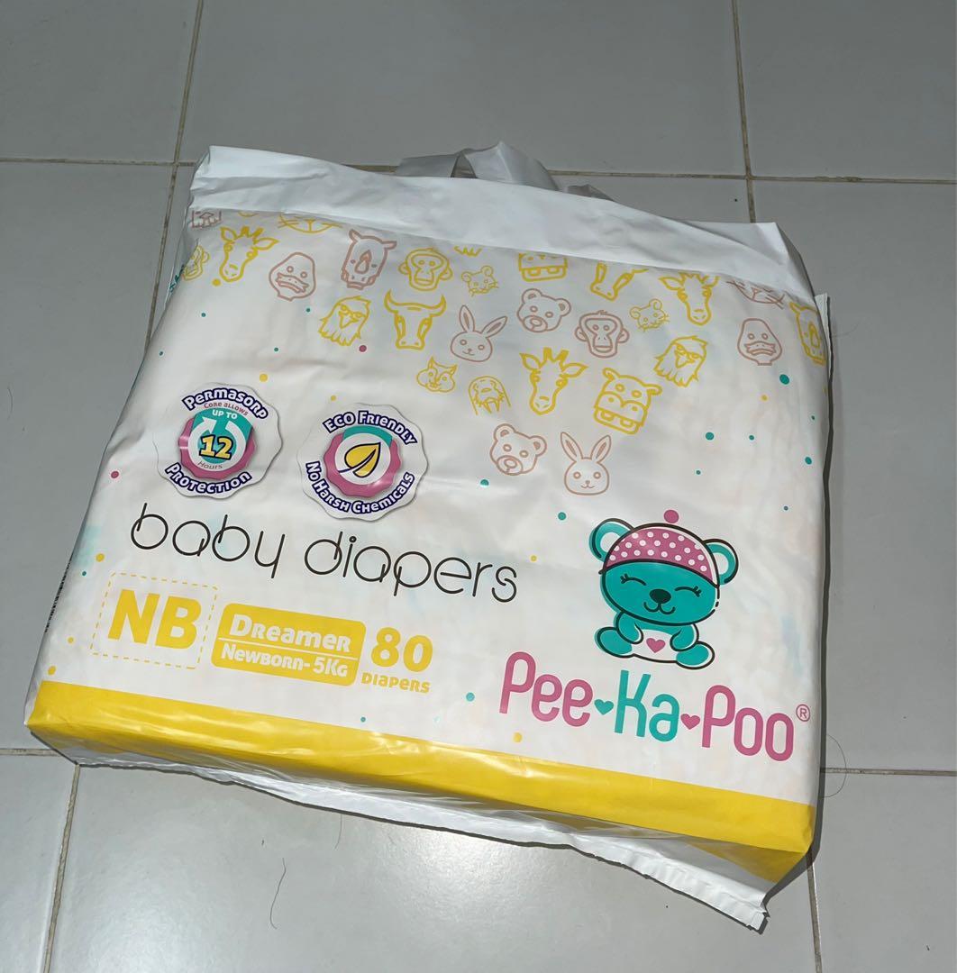 Pee Ka Poo NB tape diaper, Babies & Kids, Bathing & Changing, Diapers ...