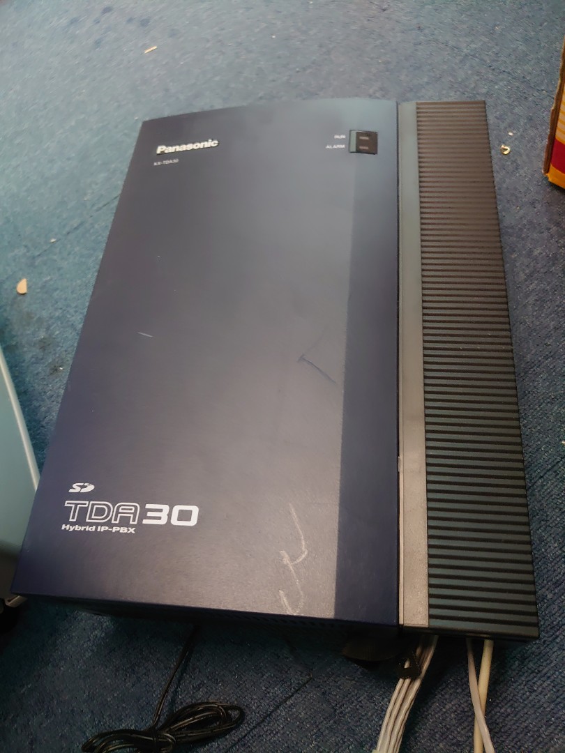 PANASONIC KX-TDA30 Hybrid IP-PBX 商業辦公室電話系統 + 9部電話, 電腦＆科技, 商務用科技產品 ...