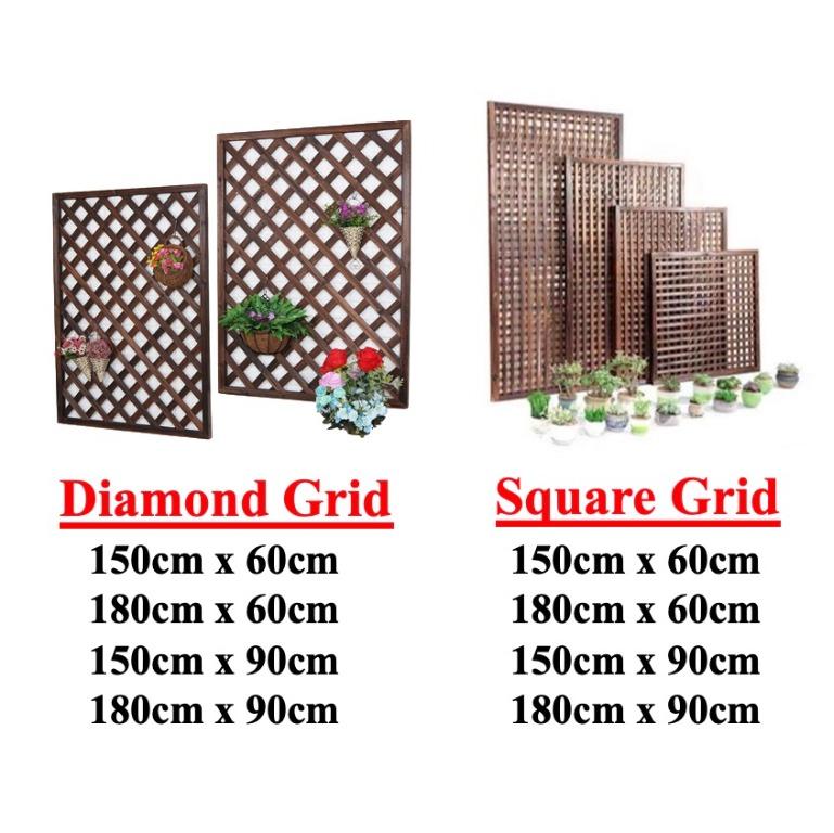 Plant Rack Outdoor Plant Stand Plant Divider Grid Plant Shelving ...