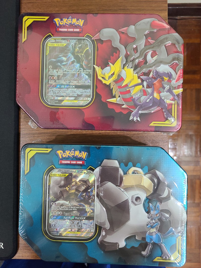 Power Partnership Tin (Garchomp & Giratina Gx) (Lucario & Melmetal Gx ...