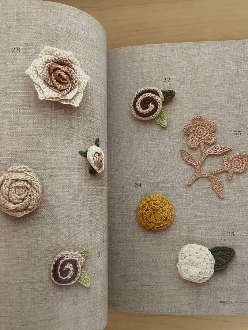 Pretty crochet Rose Patterns in Chinese, Hobbies & Toys, Stationery ...