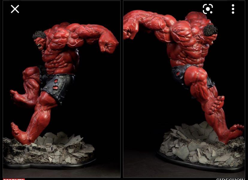 Red hulk comiquette sideshow xm prime 1, Hobbies & Toys, Toys & Games ...