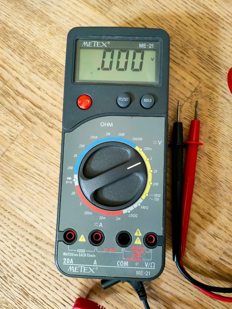 RS-232 serial output digital multi meter voltmeter , working great, AC ...