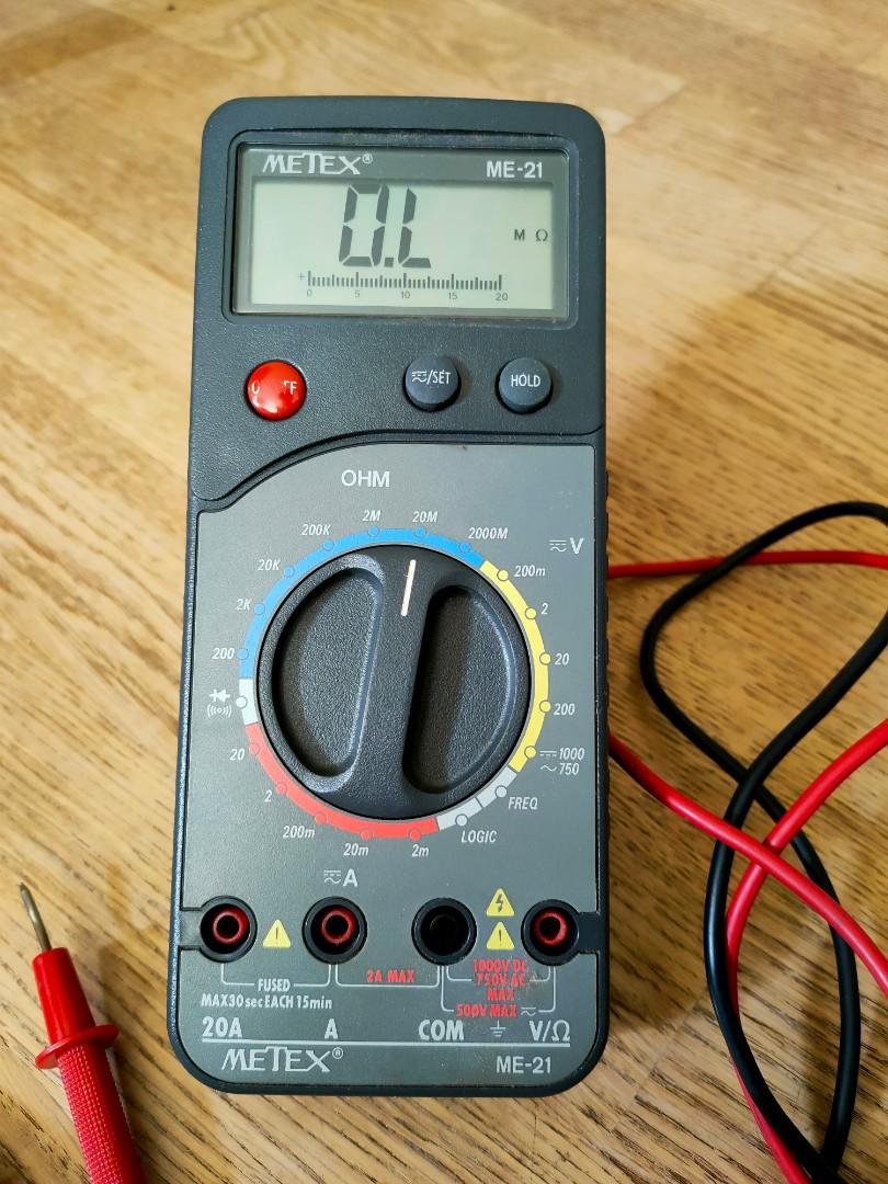 RS-232 serial output digital multi meter voltmeter , working great, AC ...