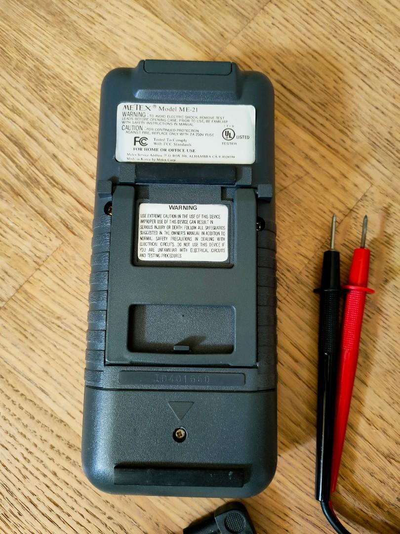 RS-232 serial output digital multi meter voltmeter , working great, AC ...