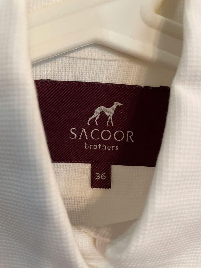 Sacoor White Shirt, Women's Fashion, Tops, Blouses on Carousell