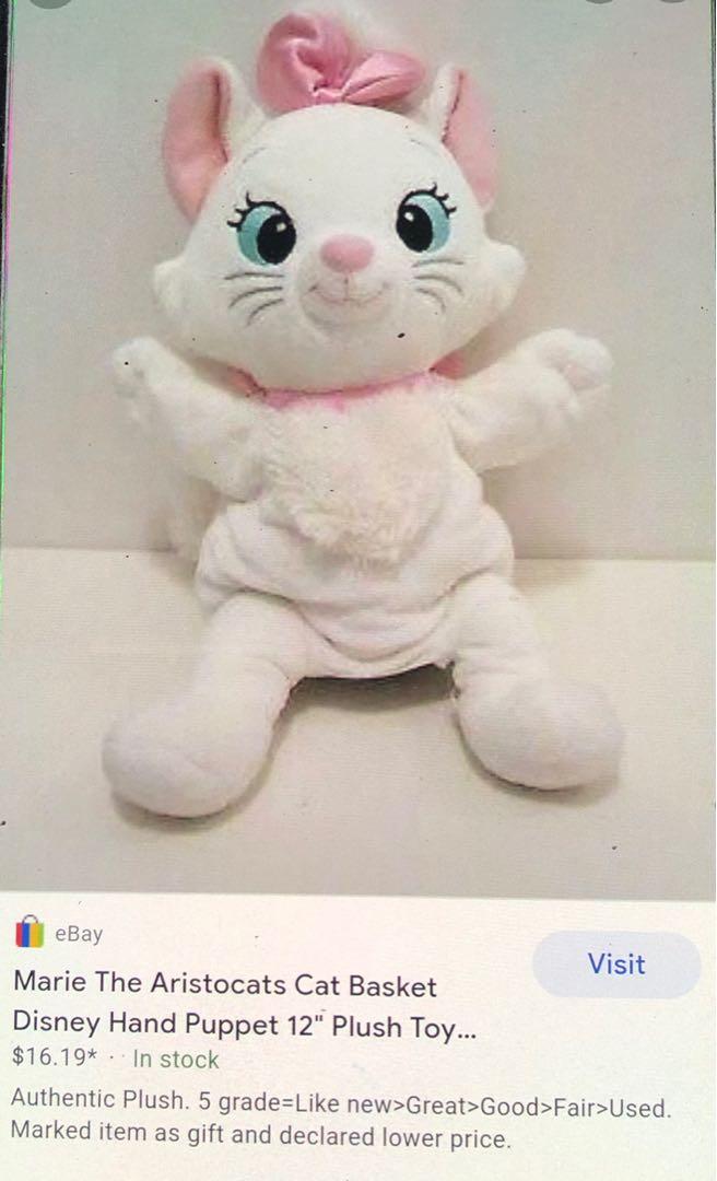 Sanrio Marie hand puppet, Hobbies & Toys, Toys & Games on Carousell