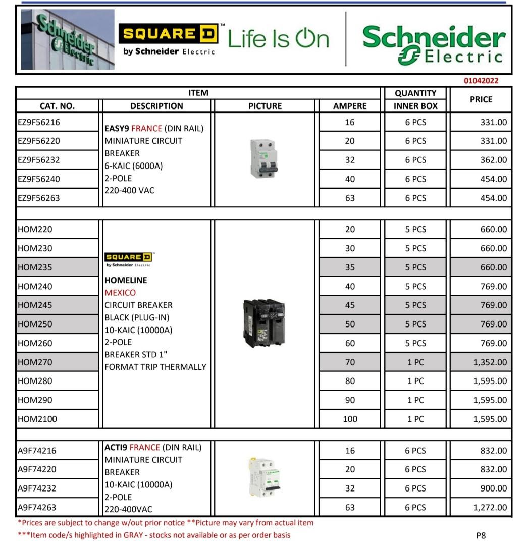 Schneider electric products, Commercial & Industrial, Construction ...