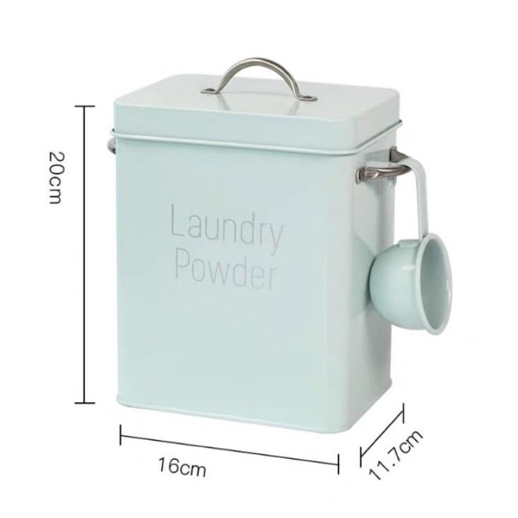 [SG] 1.5kg Nordic Inspired Design Laundry Powder Washing Powder Bucket ...