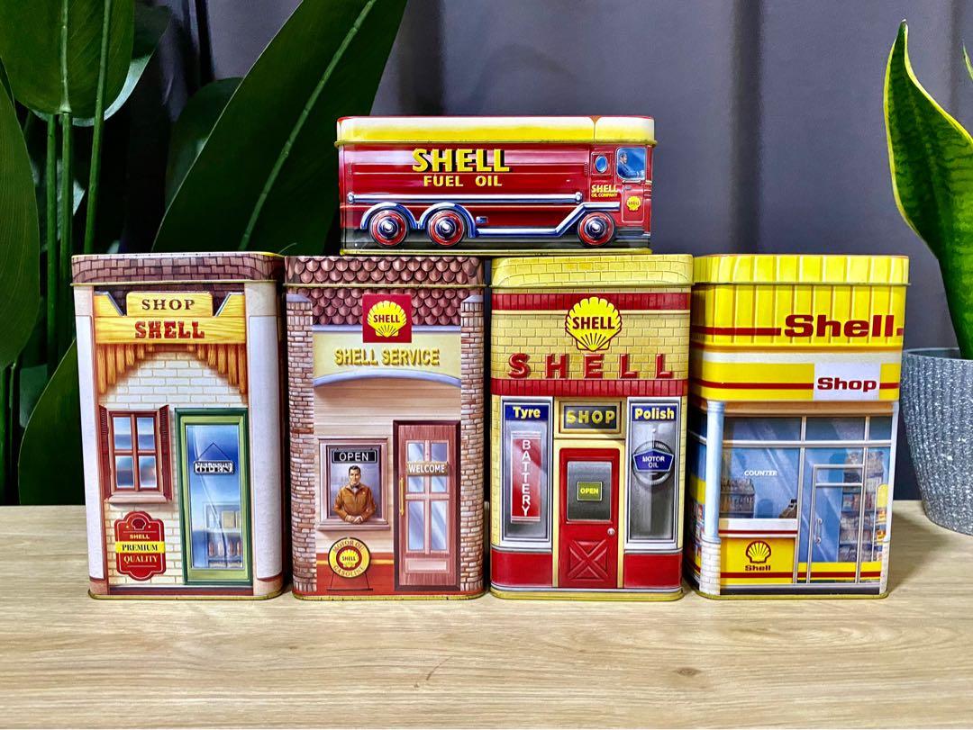 Shell Anniversary 125 Years Special Edition Tin Canister , Furniture ...