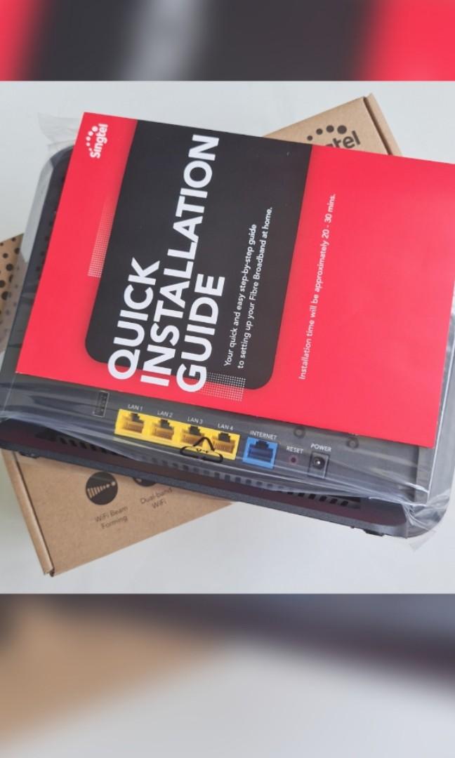 Singtel mesh router, Computers & Tech, Office & Business Technology on ...