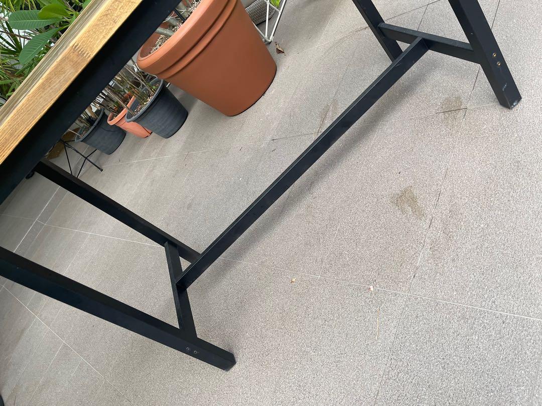 Solid Timber High Table, Furniture & Home Living, Furniture, Tables ...