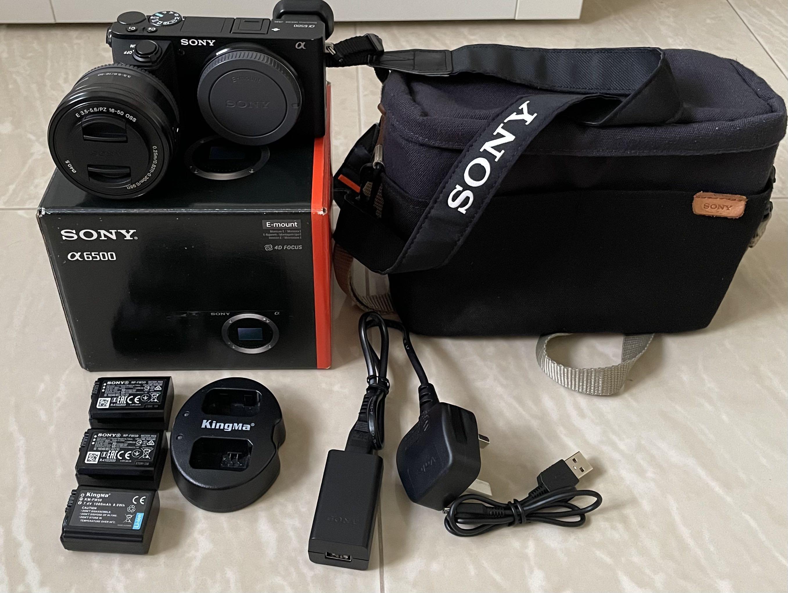 Sony a6500 with kit lens, Photography, Cameras on Carousell