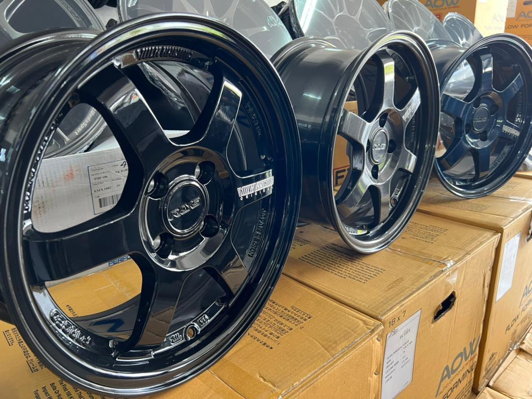 Sport rim baru 15 TE37 ORi AOW Auto option wheels made in Thailand ...