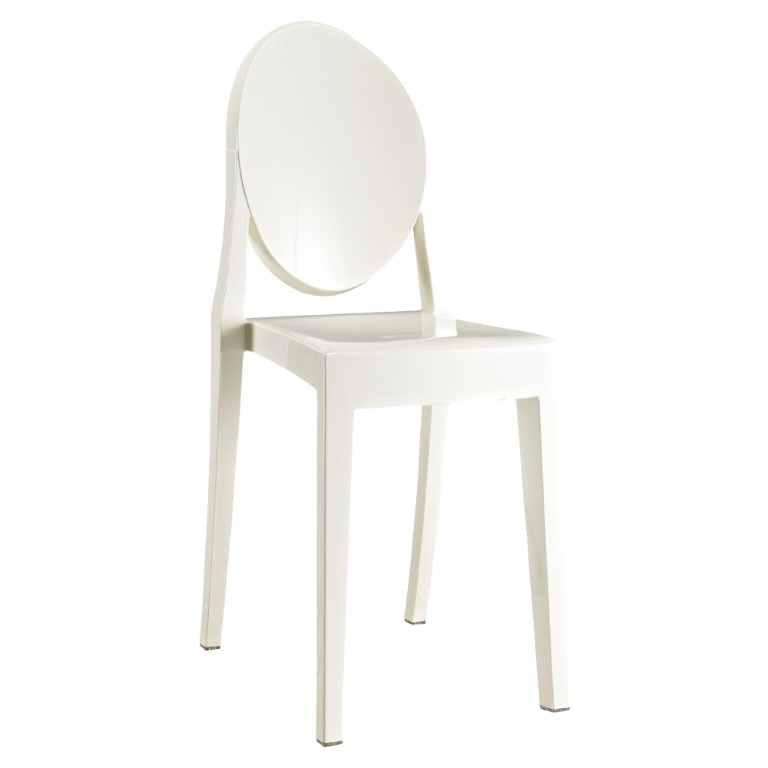 CASPER TPR Transparent Casper Chair without Arm Ghost Chair Stackable ...