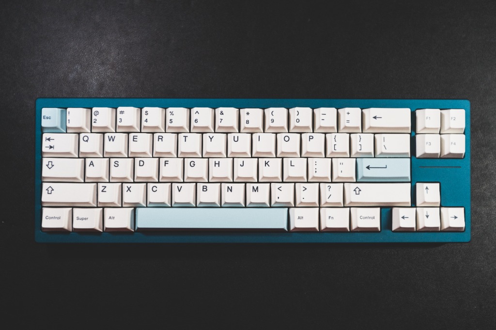 Sun68 (Blue Gold) Custom Mechanical Keyboard, Computers & Tech, Parts ...