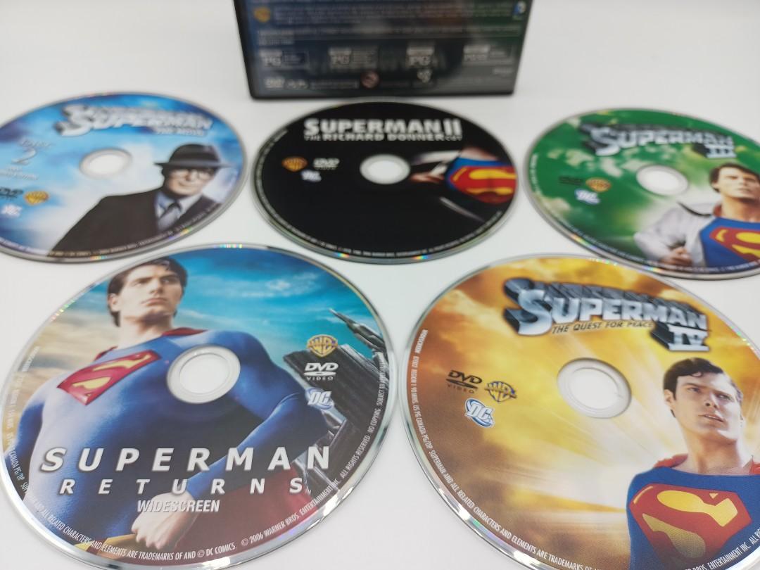 Superman 5 FILM COLLECTION DVD / US MADE / USED DVD, Hobbies & Toys ...