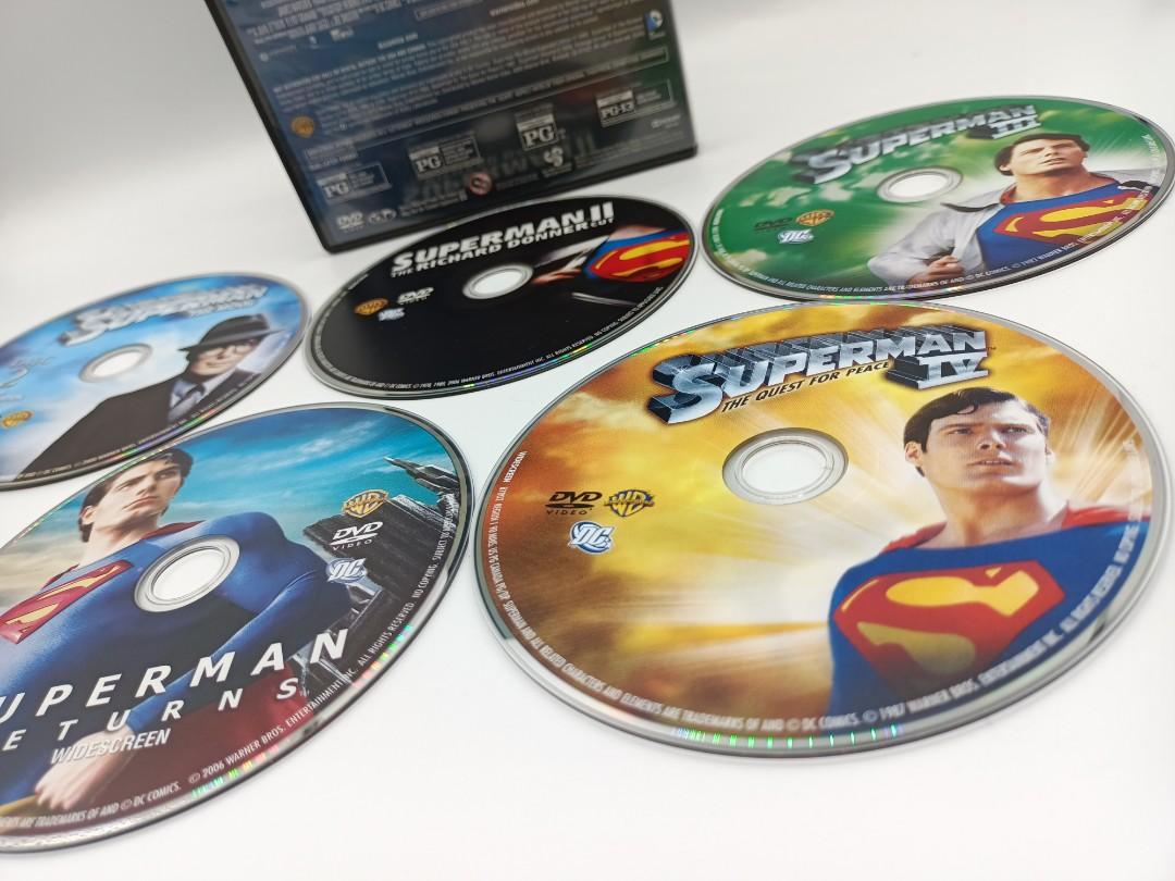 Superman 5 FILM COLLECTION DVD / US MADE / USED DVD, Hobbies & Toys ...