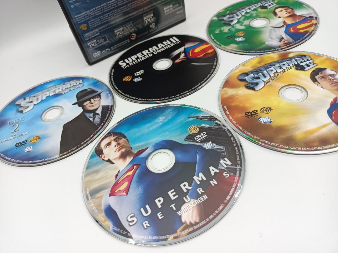 Superman 5 FILM COLLECTION DVD / US MADE / USED DVD, Hobbies & Toys ...