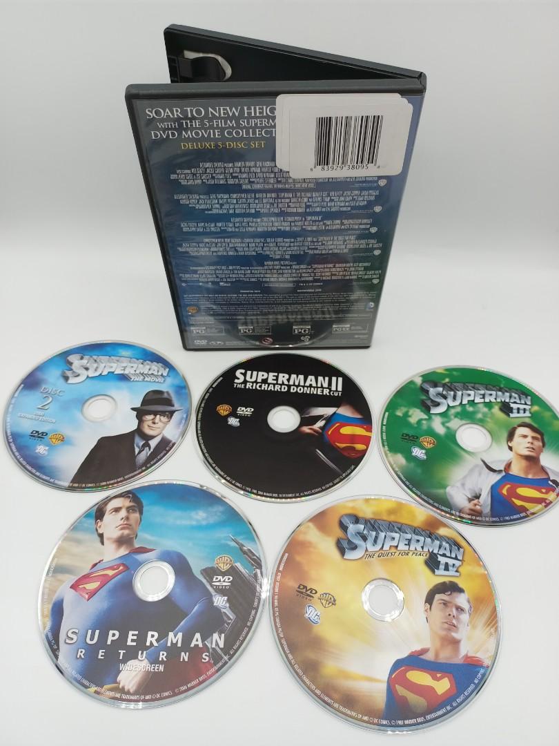 Superman 5 FILM COLLECTION DVD / US MADE / USED DVD, Hobbies & Toys ...