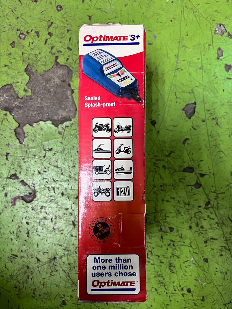 TecMate OptiMate 3+ Battery Charger and Maintainer, Car Accessories ...