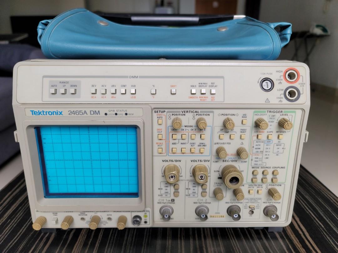 Tektronix 2465A DM 350 MHZ 4-Channel Analogique Oscilloscope, Computers ...