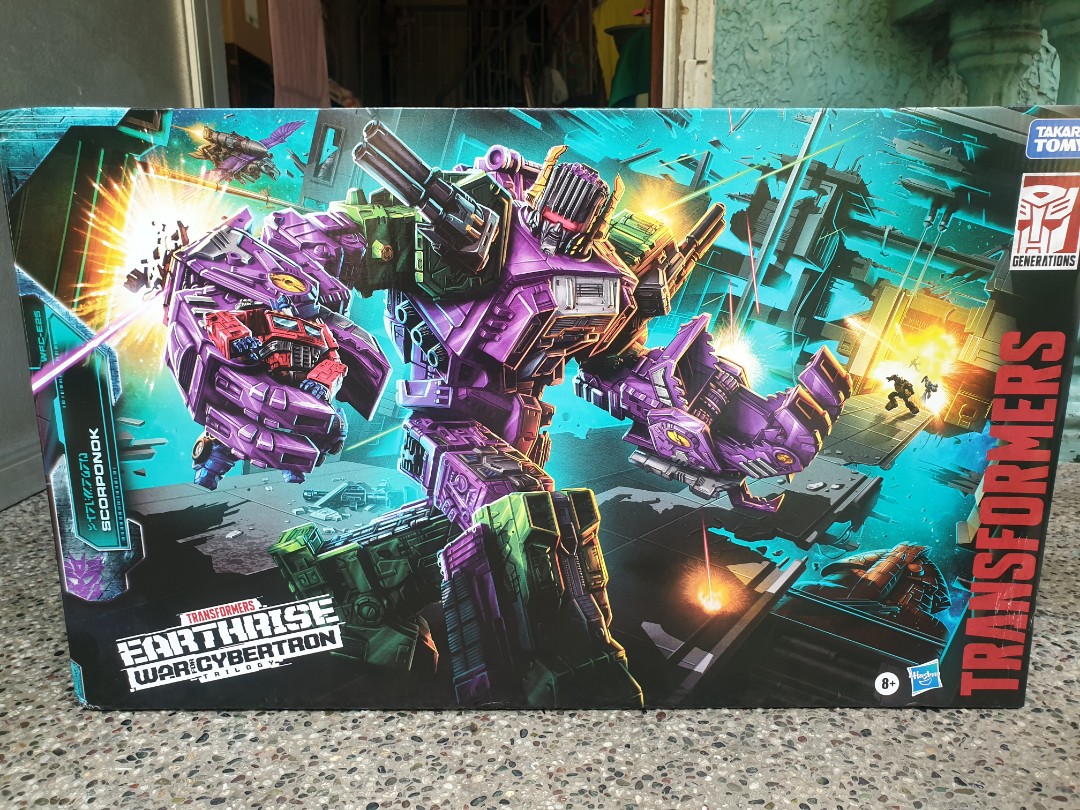 Transformers Earthrise Scorponok Titan class siege kingdom studio series g1 chug classic ...