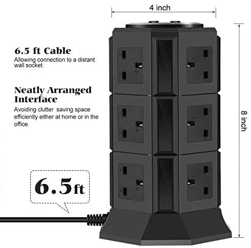 Vertical Power Socket, TV & Home Appliances, Electrical, Adaptors ...