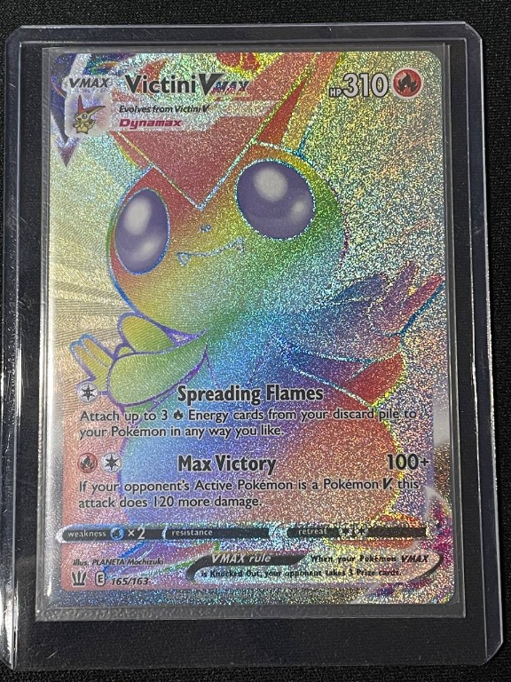 Victini Vmax | 165/163 | Battle Styles Rainbow Hyper Rare, Hobbies ...
