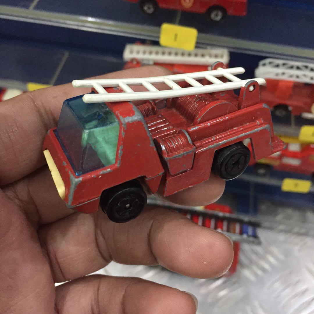 Vintage Diecast Toy Fire Engines / Trucks / Various Brands - Matchbox ...