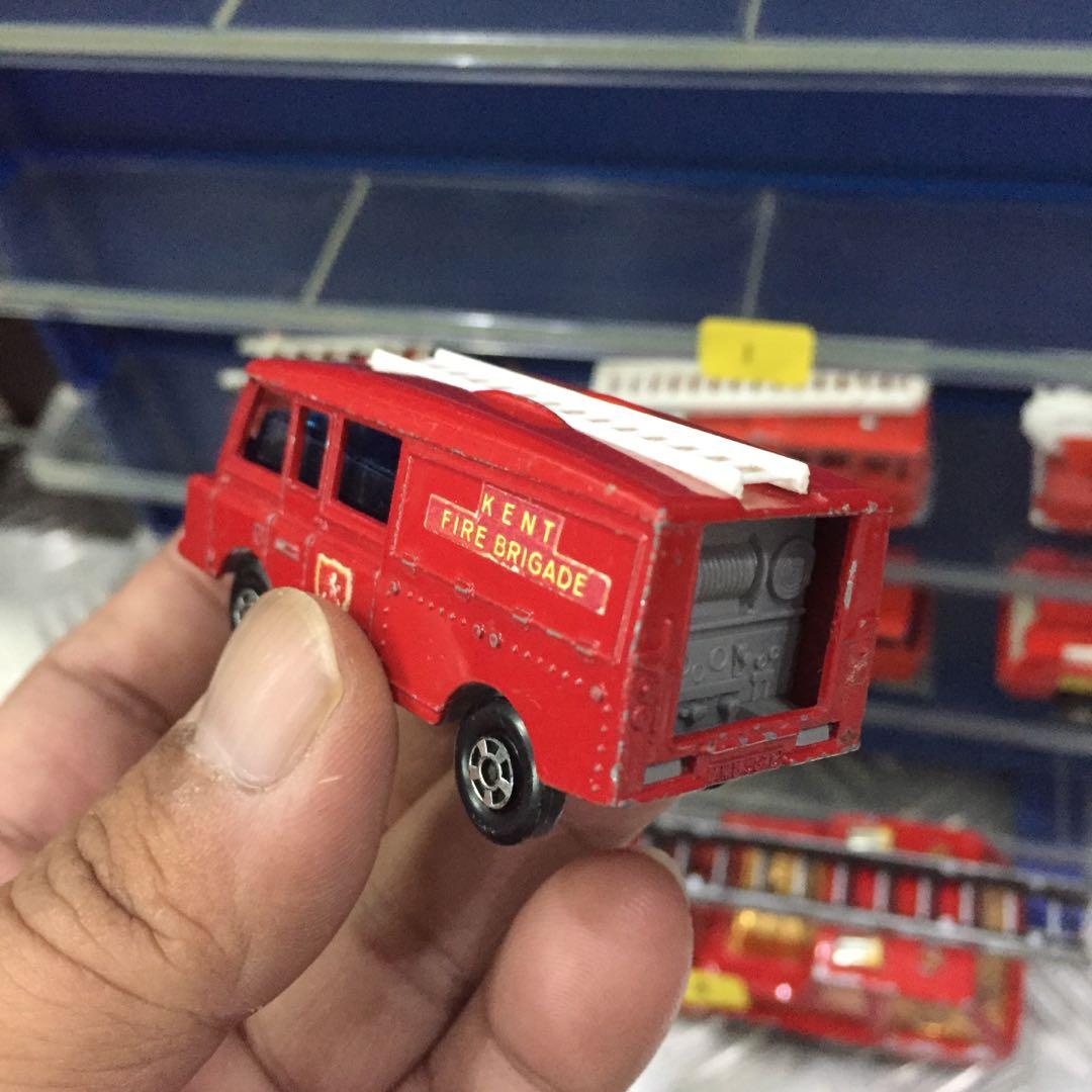 Vintage Diecast Toy Fire Engines / Trucks / Various Brands - Matchbox ...