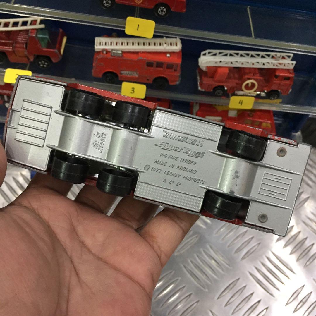 Vintage Diecast Toy Fire Engines / Trucks / Various Brands - Matchbox ...