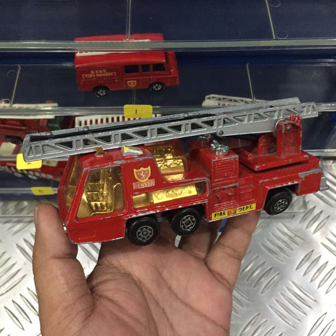 Vintage Diecast Toy Fire Engines / Trucks / Various Brands - Matchbox ...