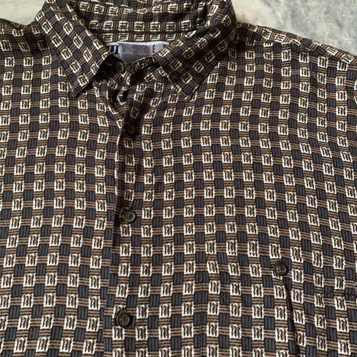 Vintage Untied Button Down, Men's Fashion, Tops & Sets, Tshirts & Polo ...